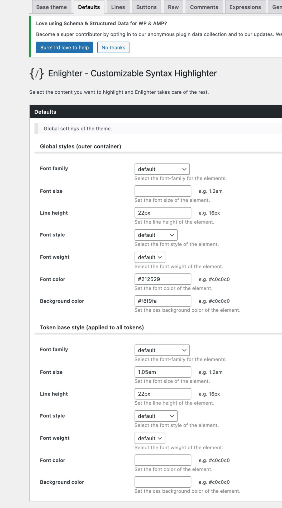 [WordPress][Plugin][Enlighter]フォントサイズ変更方法 | Rambling and Delving